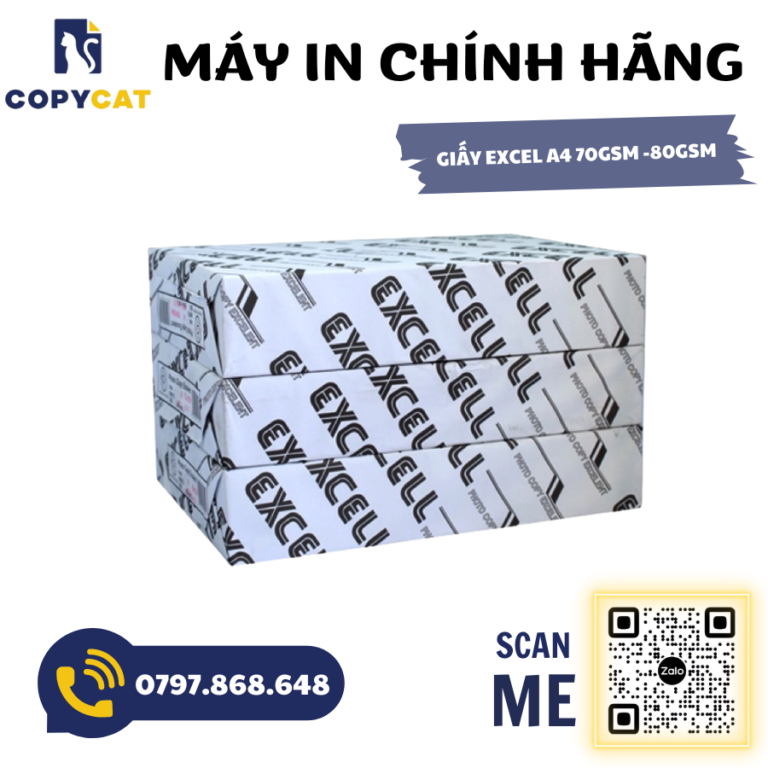 Giấy A4 Excel 70gsm - Copycat